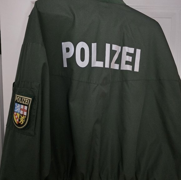 German | Jackets & Coats | Green Polizei Jacket | Poshmark